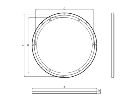 20 Inch Cast Aluminum Fire Pits Lazy Susan Ring | SZSMARTER