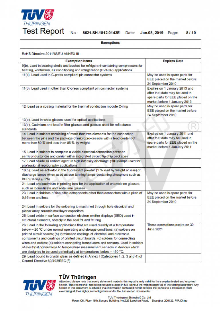 rohs-report-7 | SZSMARTER